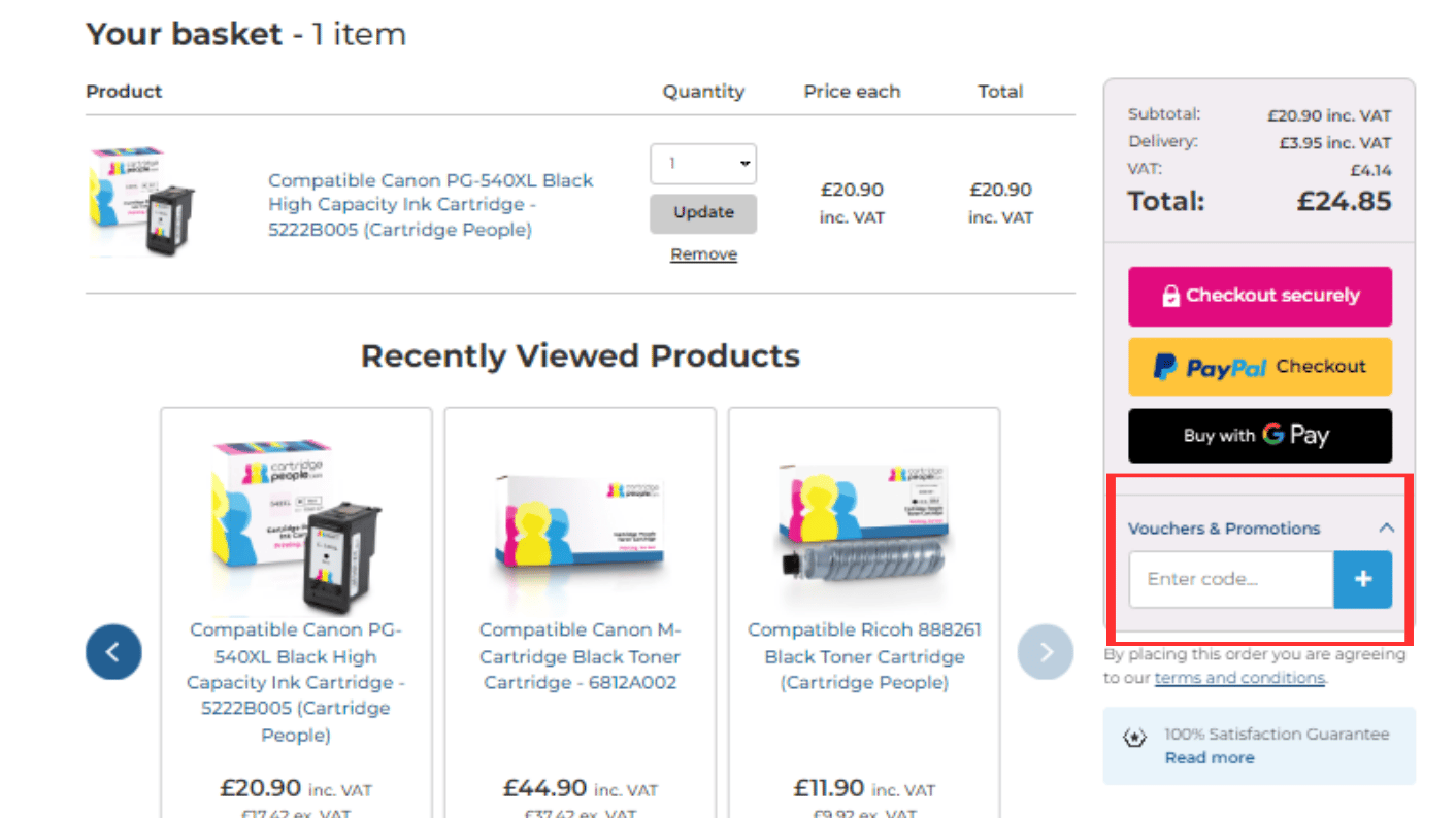 Cartridge People Voucher Code for May 2026 - VoucherCodes
